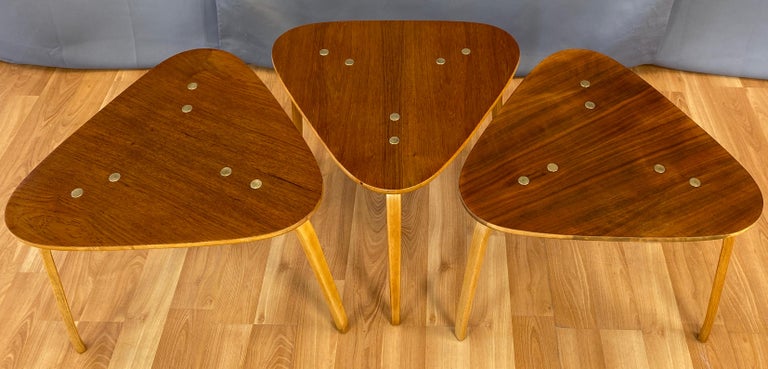 3 Yngve Ekström Designed for DUX, Guitar Pick Tables Sweden For Sale at ...