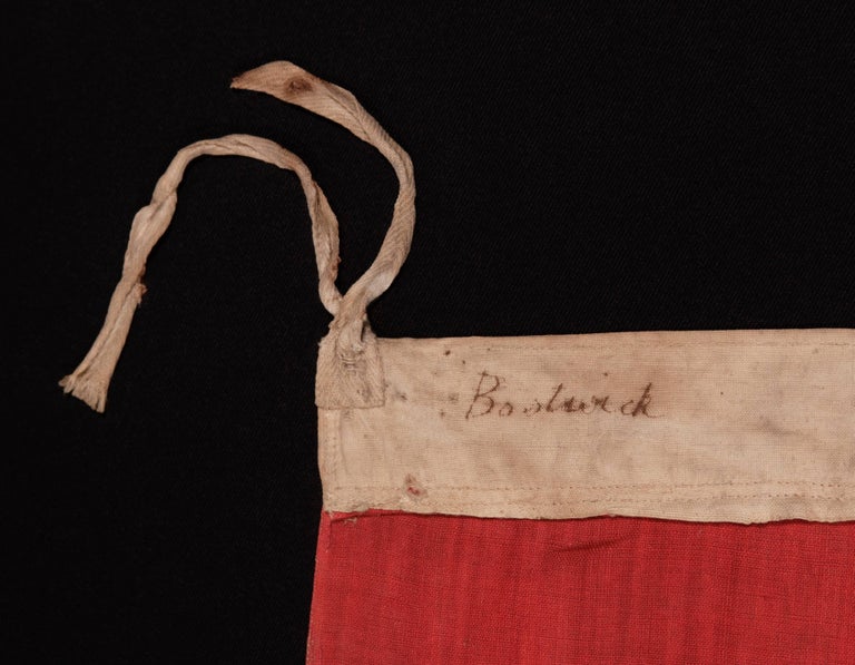 30 Stars on an Antique American Flag Made in the Period Between 1870 ...