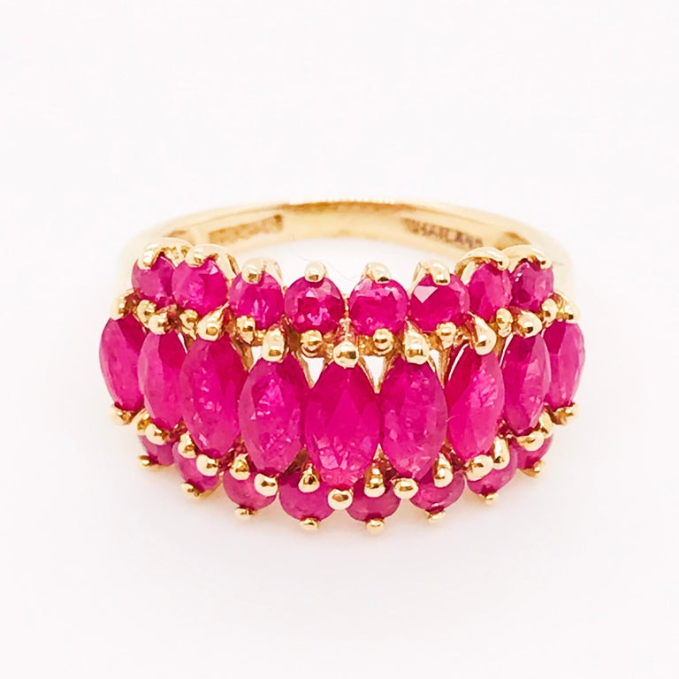 3.00 Carat '3 Carat' Genuine Ruby Ring, Custom Ladies Ruby Ring in ...