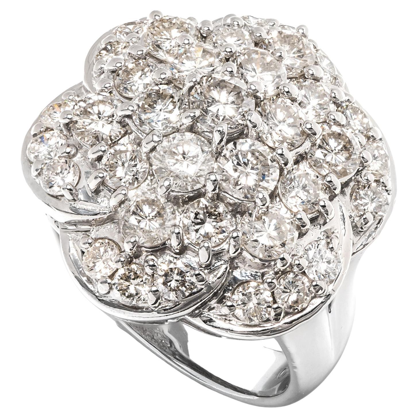 2.02 Ct Natural White Diamonds Ring at 1stDibs | highest karat gold