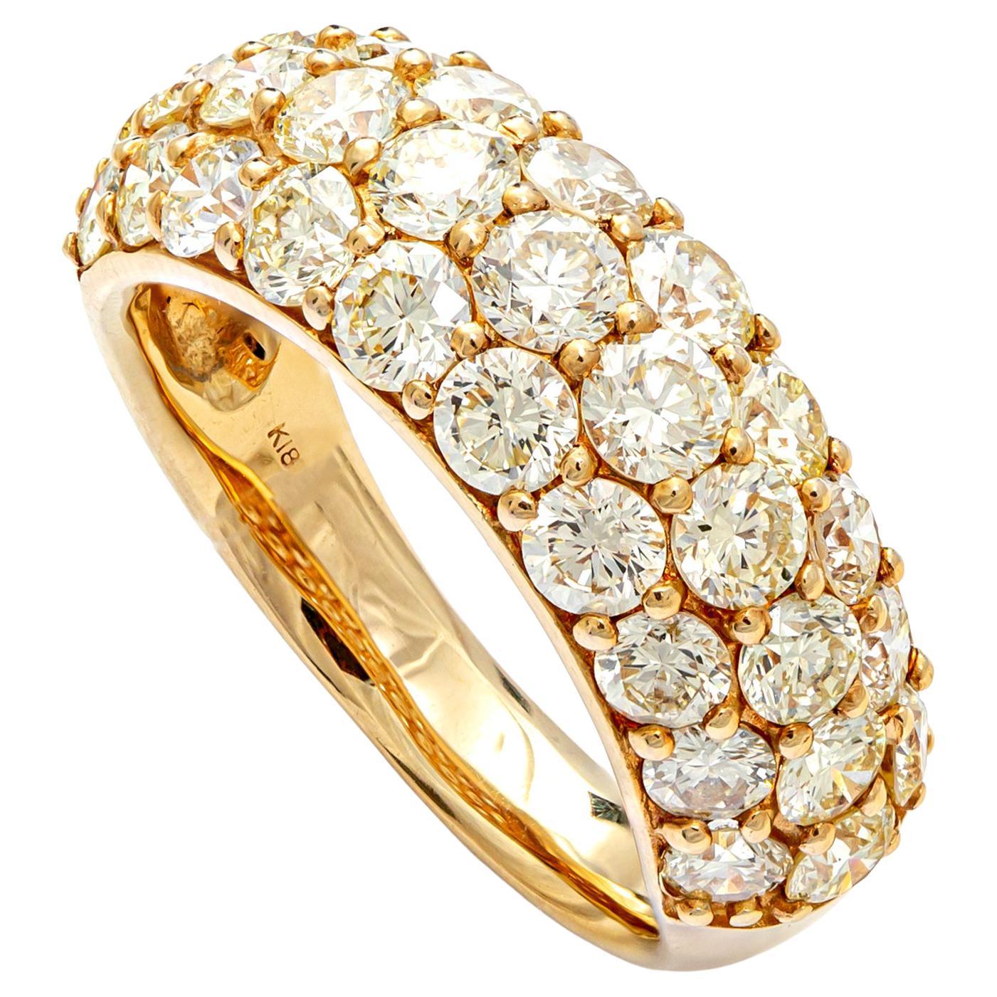3.00 ct Natural White Diamonds Ring For Sale at 1stDibs