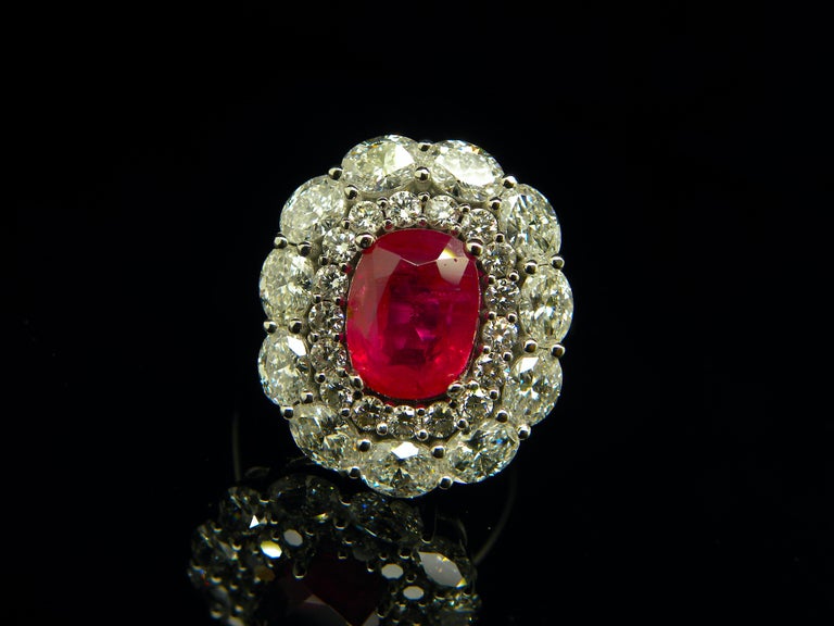 3.03 Carat Lotus Certified Burma No Heat Pigeon's Blood Red Ruby ...