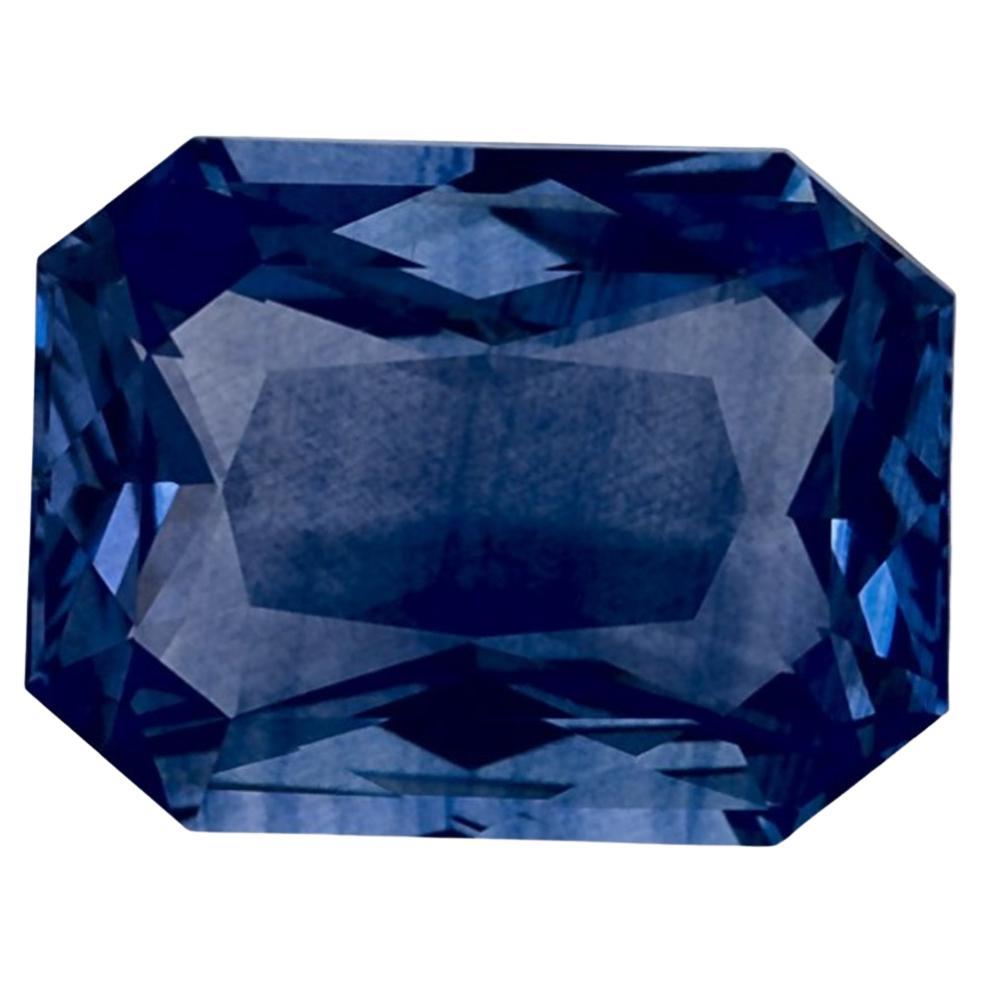 1.90 Cts Blue Sapphire Octagon Loose Gemstone For Sale at 1stDibs