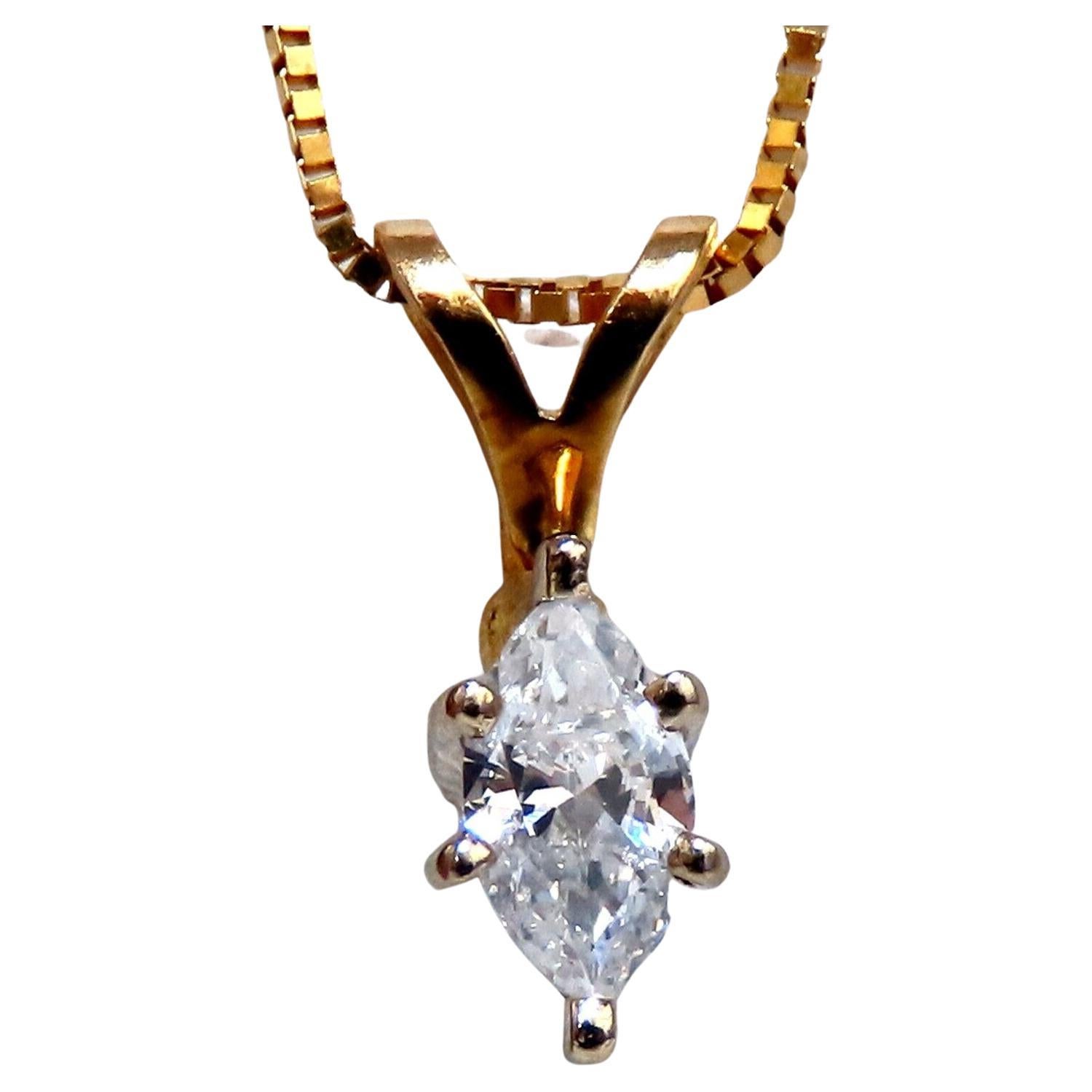 Dancing Diamond Necklace, .30ct Diamond Necklace, Dainty Stackable ...