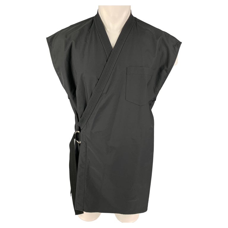 3.1 PHILLIP LIM Size M Black Nylon Cotton Cross Strap Vest For Sale at ...