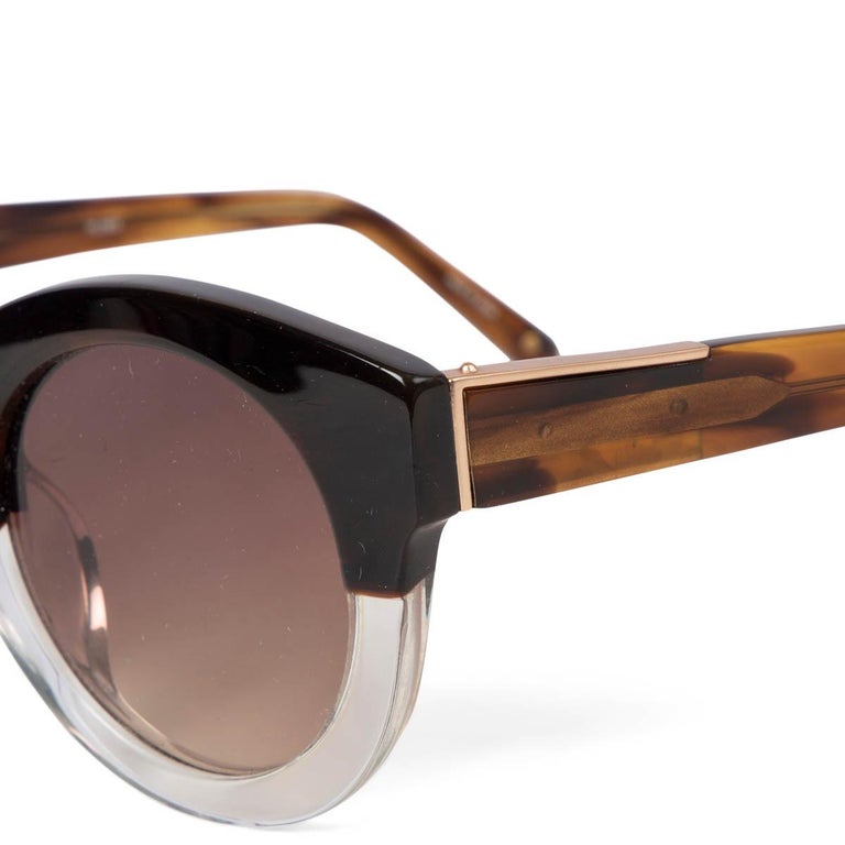 3.1 PHILLIP LIM two-tone CAT3 Sunglasses PL38 For Sale at 1stDibs