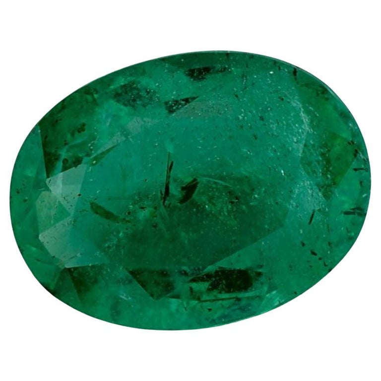 3.18 Cts Emerald Oval Cut Loose Gemstone For Sale at 1stDibs