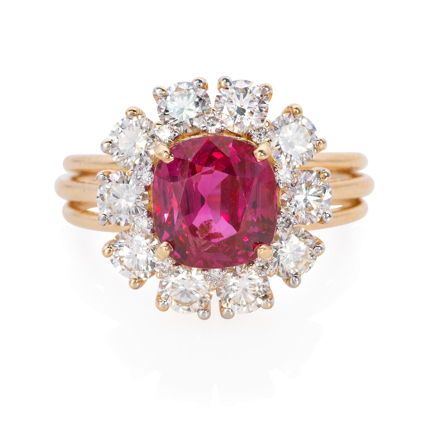 Harry Winston 3.29 Carat Burma Ruby and Diamond Ring at 1stDibs | harry ...