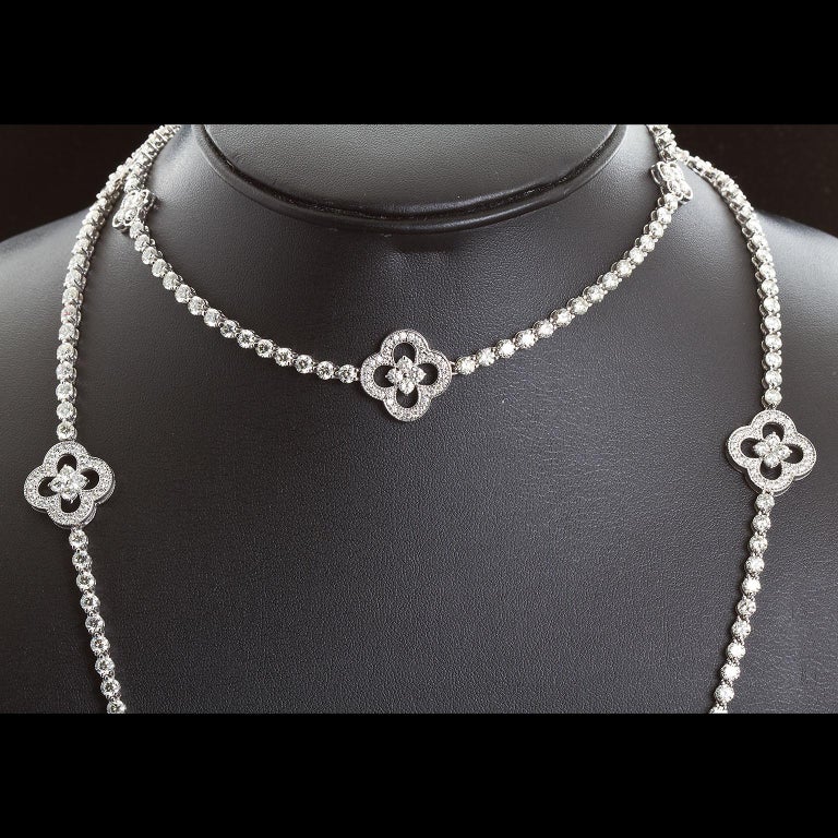 33 Carat Opera Rope Diamond Necklace at 1stDibs | .33 carat diamond ...