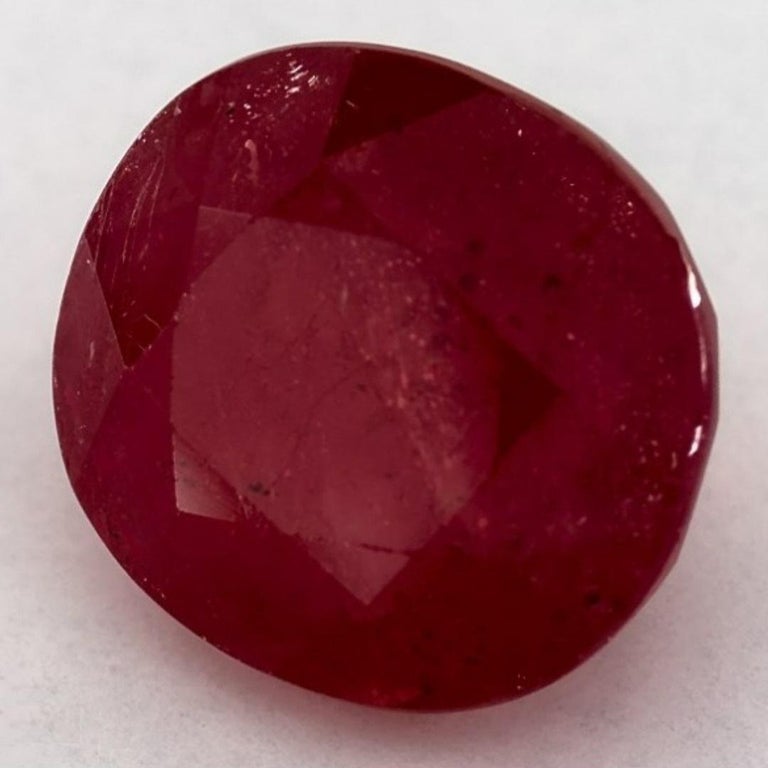 3.30 Cts Ruby Oval Cut Loose Gemstone For Sale at 1stDibs