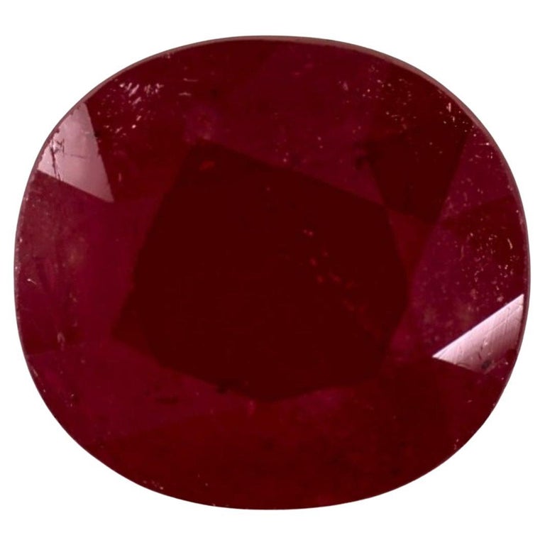 3.30 Cts Ruby Oval Cut Loose Gemstone For Sale at 1stDibs