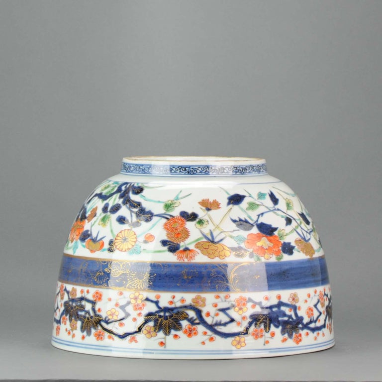 Super Large Antique 17th Japanese Arita Hizen Imari Bowl Edo Period at ...