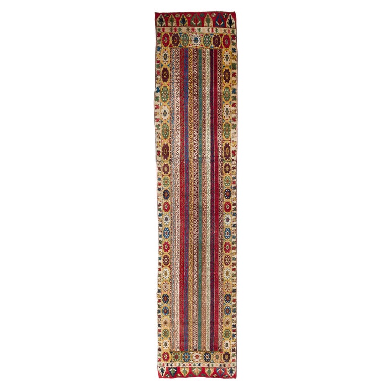 3.2x14.4 Ft Handmade Runner Rug from Konya / Turkey. 100% Wool and ...