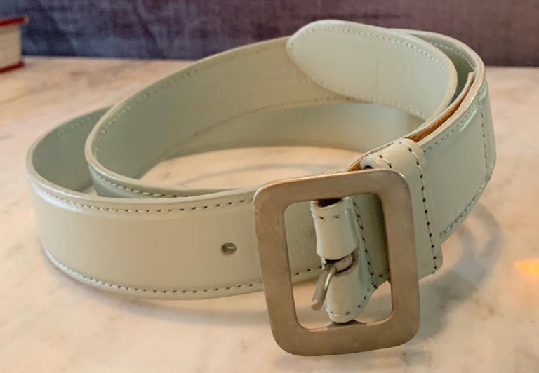 Dries Van Noten Belt in Mint Green Leather For Sale at 1stDibs | sage ...