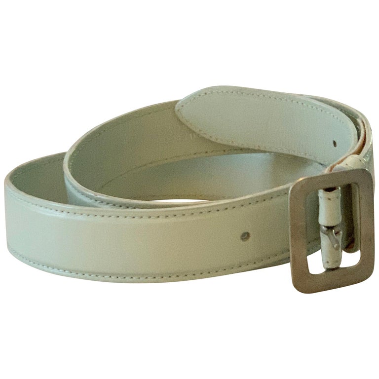 Dries Van Noten Belt in Mint Green Leather For Sale at 1stDibs | sage ...