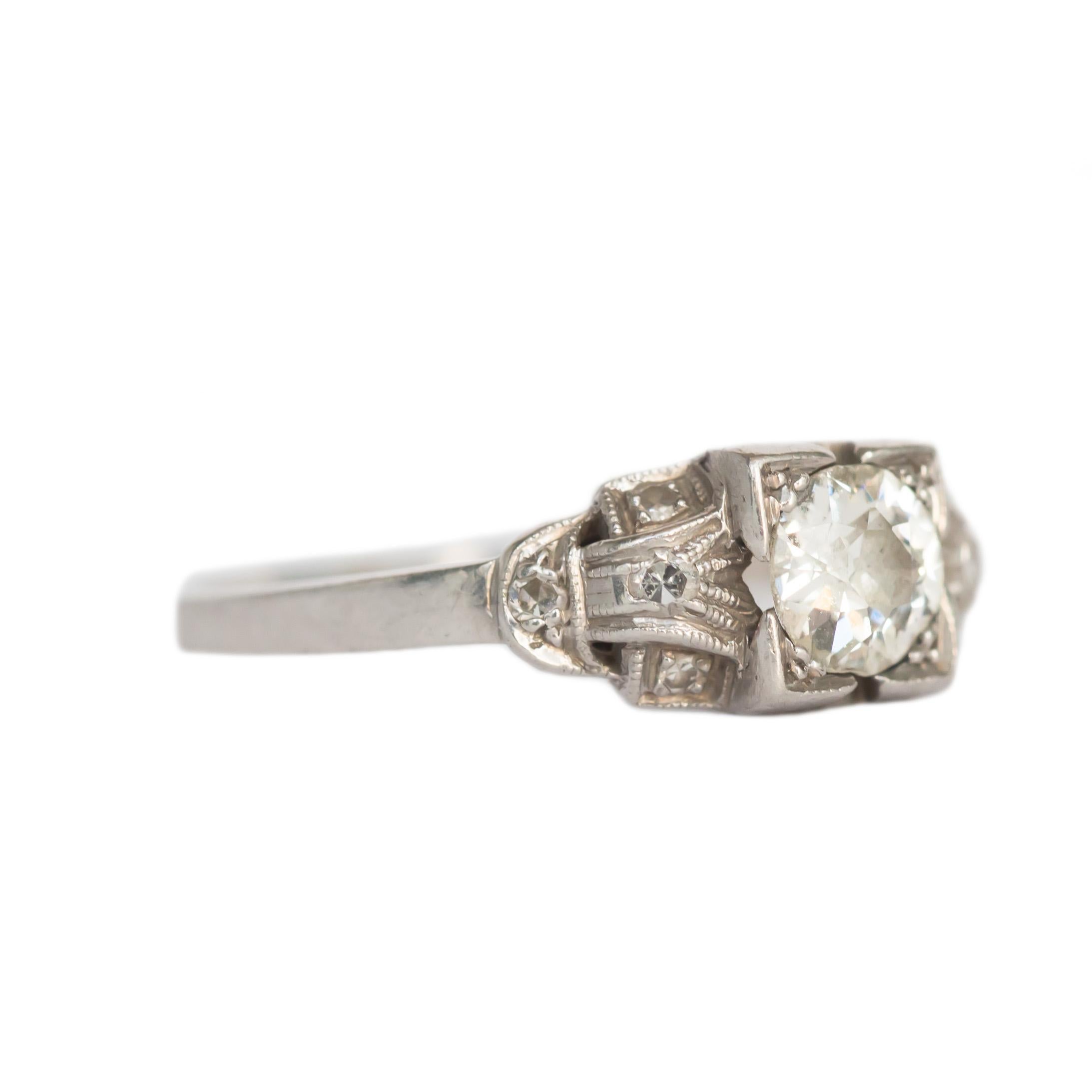 .35 Carat Diamond Platinum Engagement Ring For Sale at 1stDibs | .35 ...