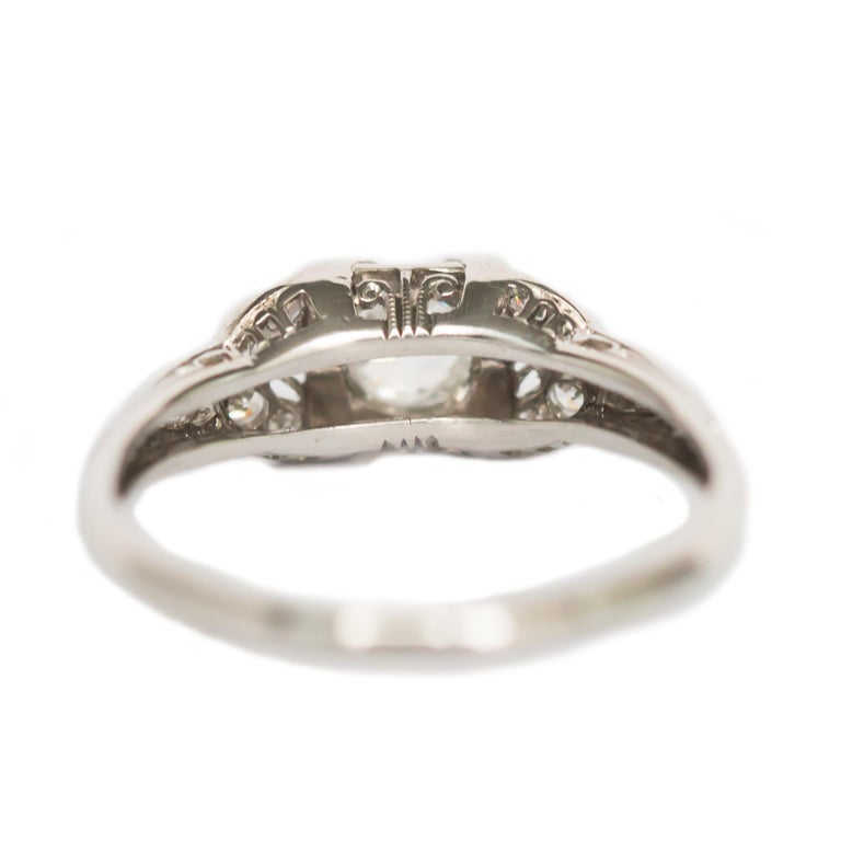.35 Carat Diamond Platinum Engagement Ring For Sale at 1stDibs | 35 ct ...