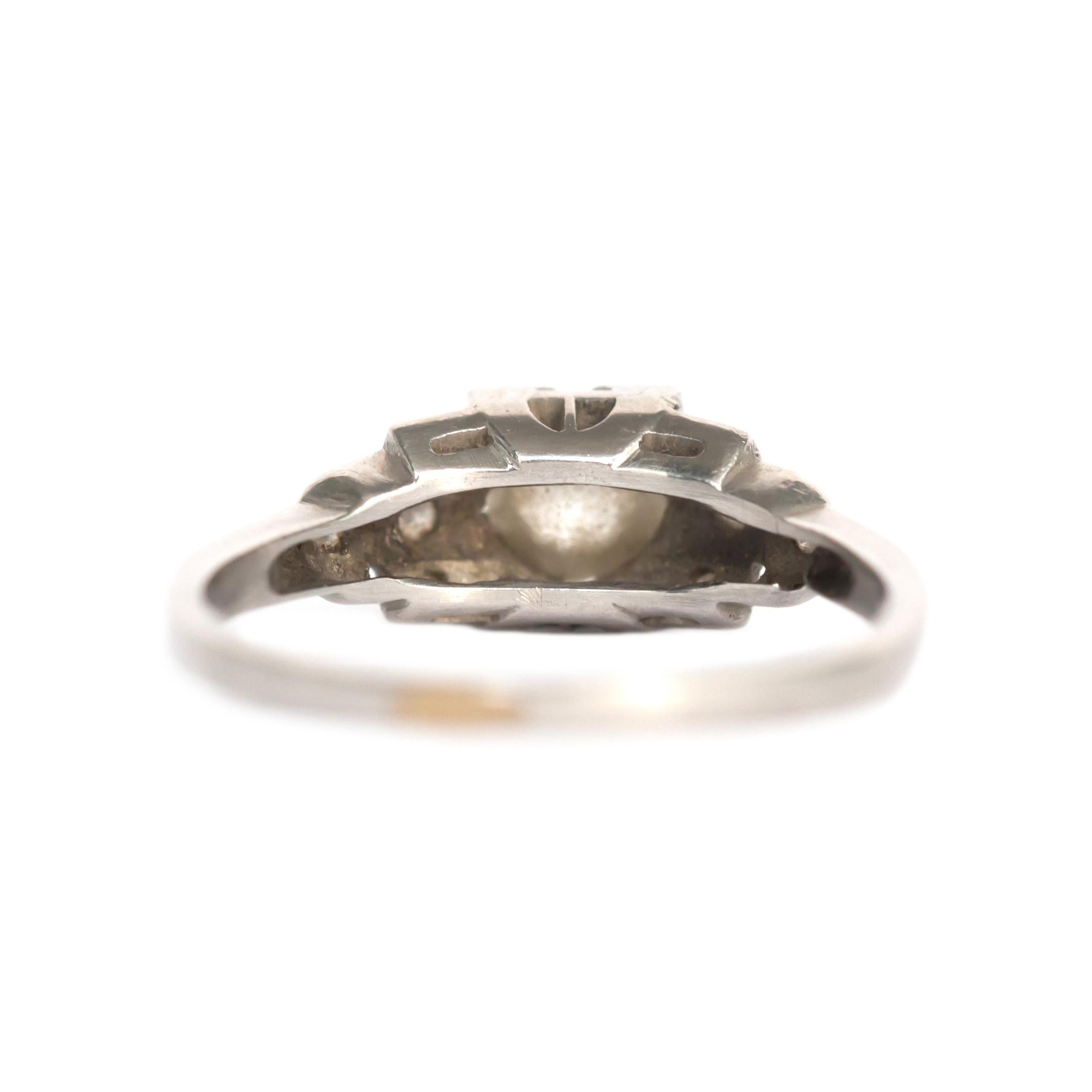 .35 Carat Diamond Platinum Engagement Ring For Sale at 1stDibs | .35 ...