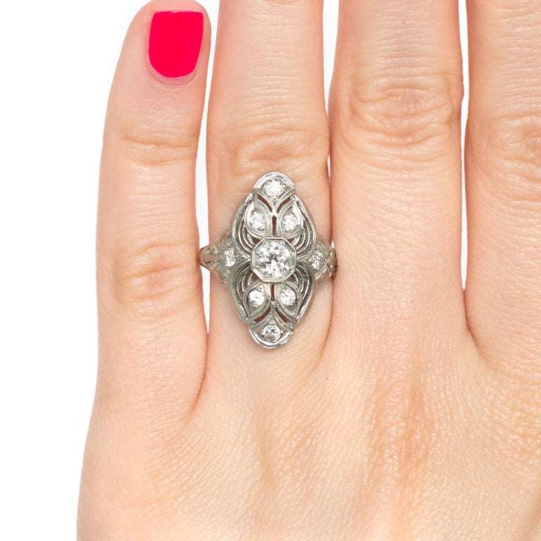 .35 Carat Diamond Platinum Engagement Ring For Sale at 1stDibs | 35 ...