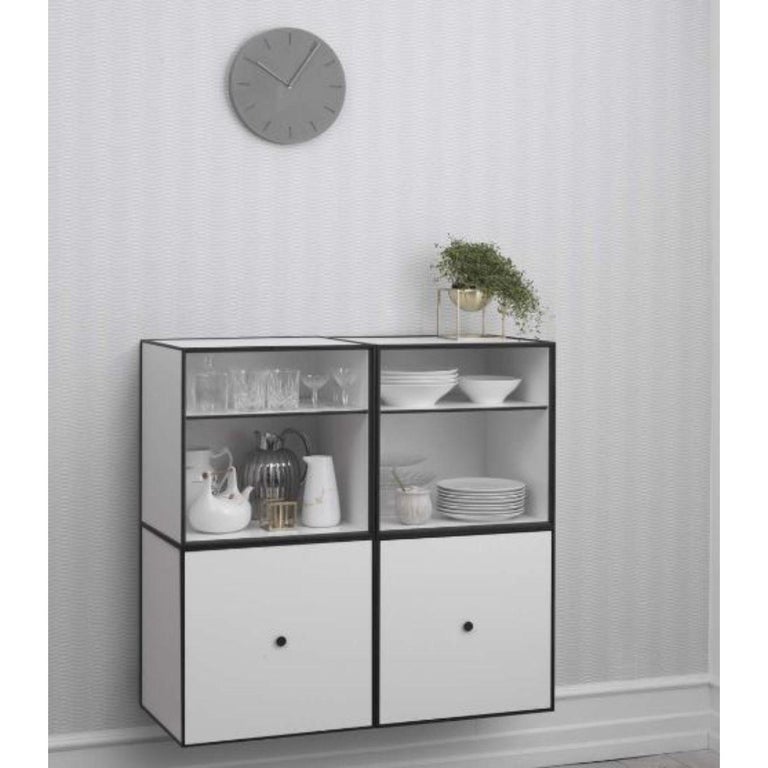 35 Light Grey Frame Square Standard Box by Lassen For Sale at 1stDibs