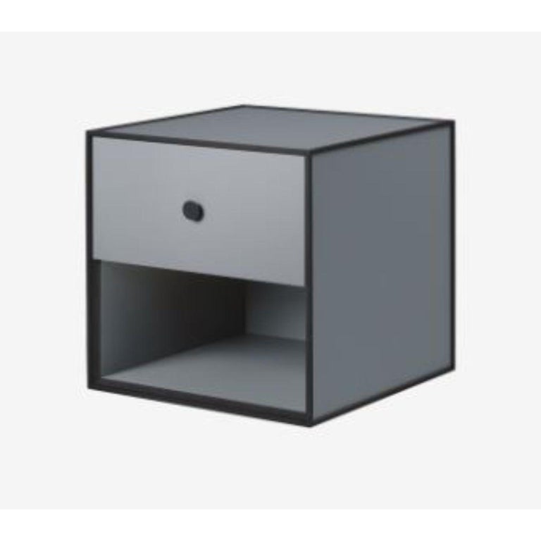 35 Oak Frame Box with 1 Drawer by Lassen For Sale at 1stDibs