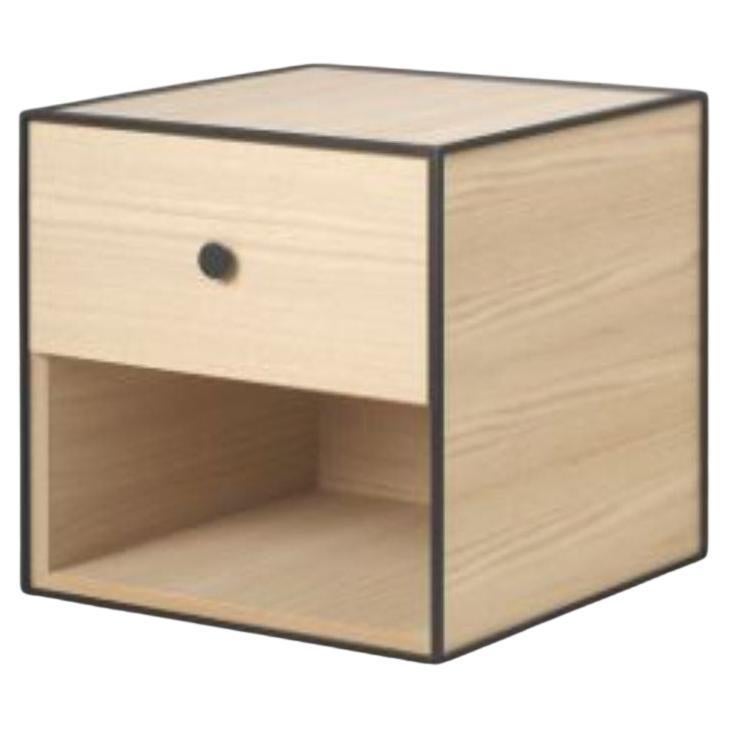 35 Oak Frame Box with 2 Drawer by Lassen For Sale at 1stDibs