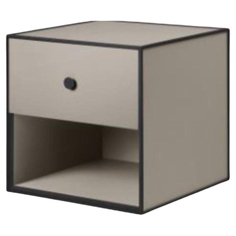 35 Sand Frame Box with 1 Drawer by Lassen For Sale at 1stDibs