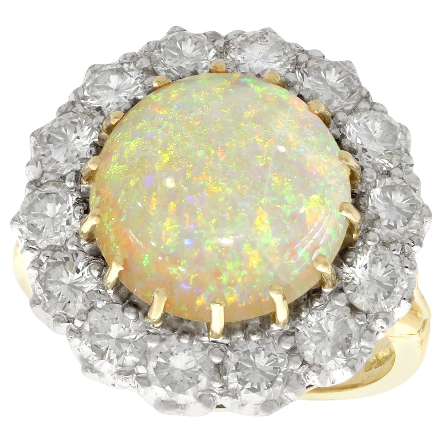 Art Nouveau Cabochon Cut Opal Ring For Sale at 1stDibs