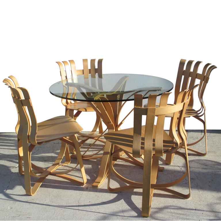 Frank Gehry for Knoll Face Off Dining Table For Sale at 1stDibs