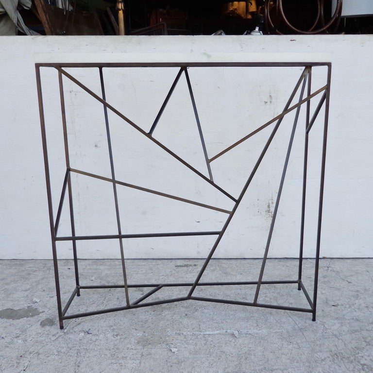 36" Modern Iron Console Table For Sale at 1stDibs | 36 inch modern ...