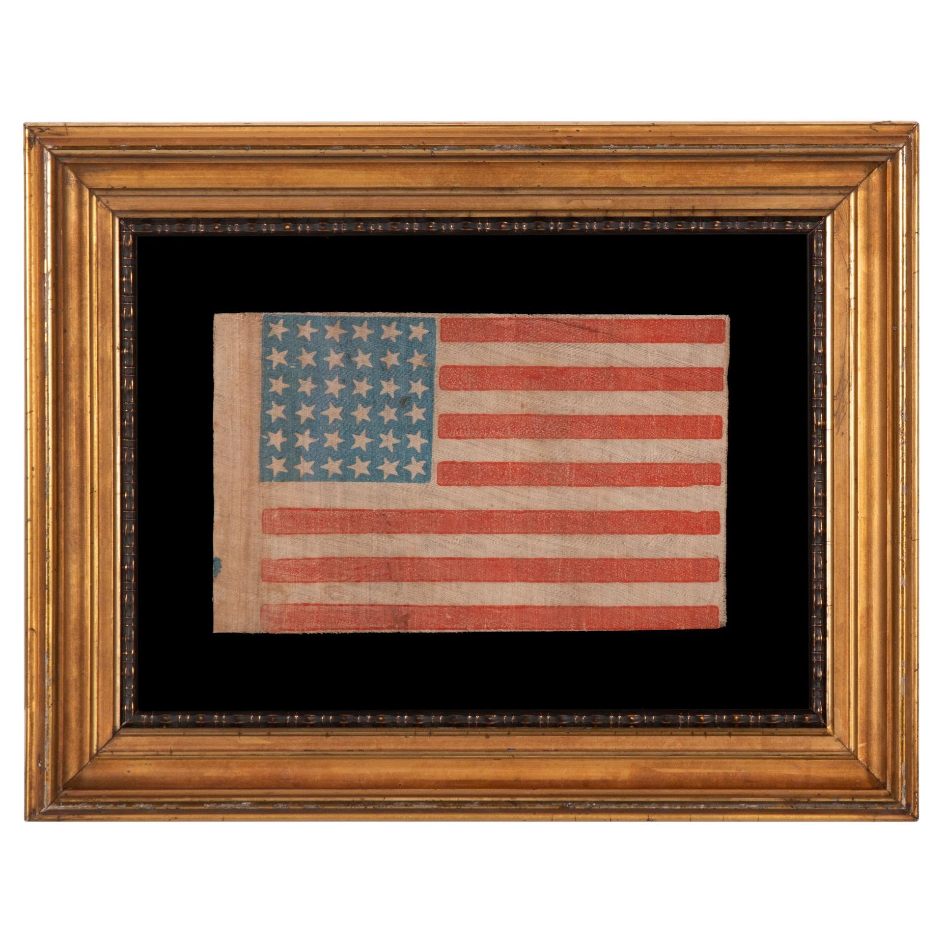 Cupid Directs Young Lovers Toward Shore, Folk Watercolor, 1817 For Sale ...