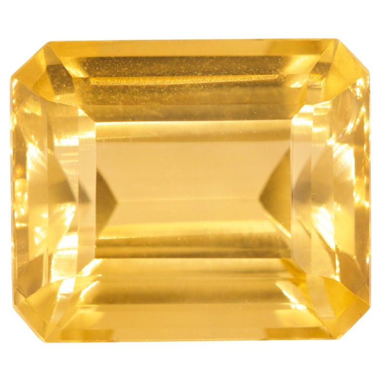 36.48 Carat Natural Citrine Precious Loose Gemstone, Customisable Ring ...