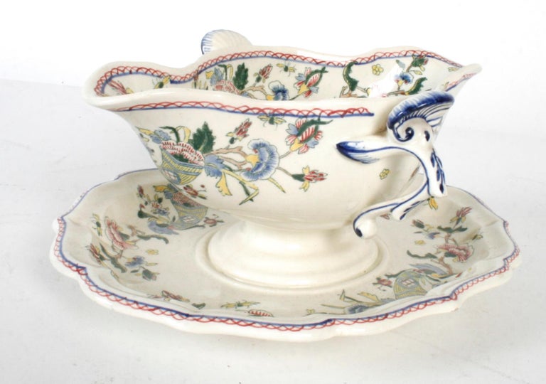 37-Piece Gien Faience Corne D'Abondance Dinnerware, Midcentury For Sale ...