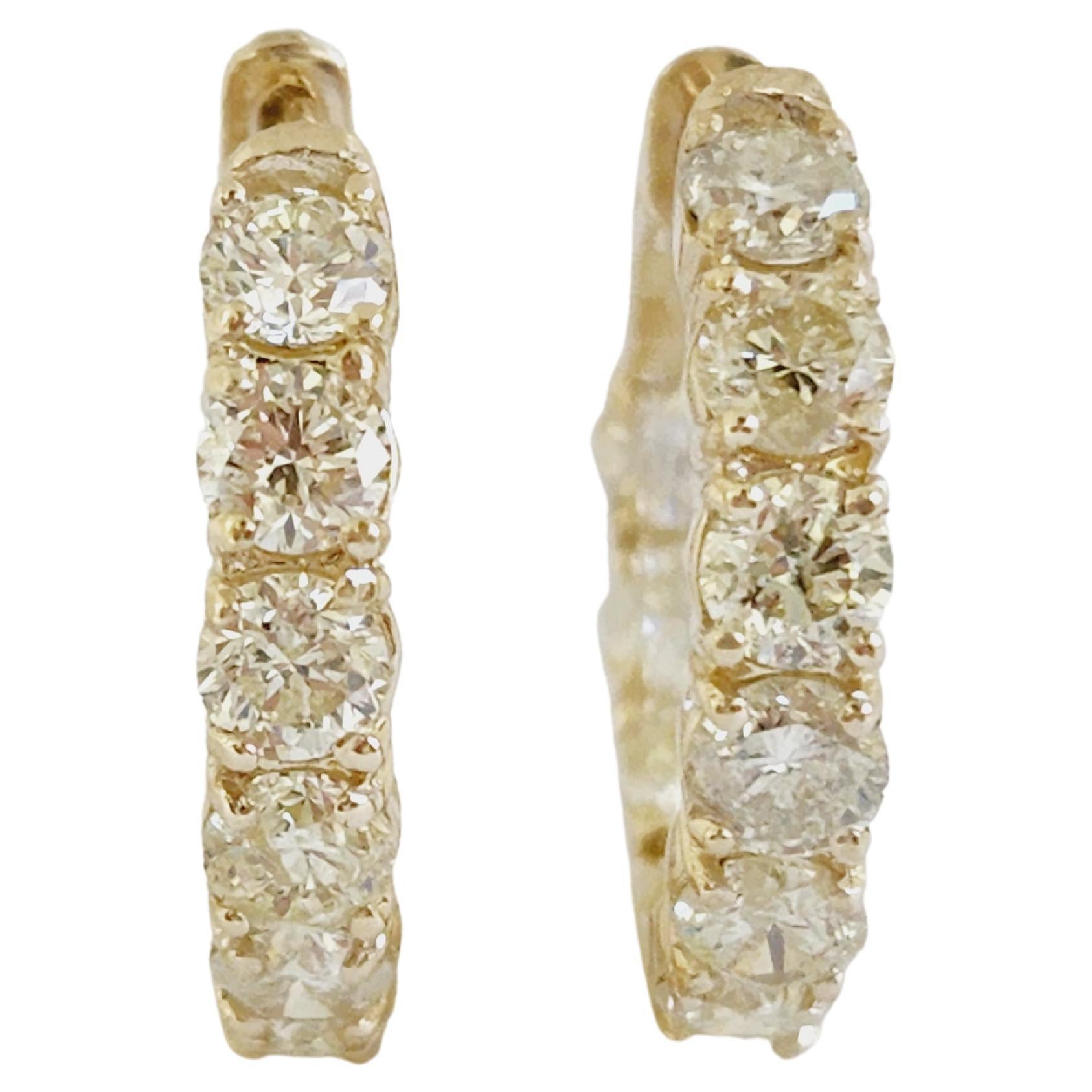 .70 Carat Diamond Earrings For Sale at 1stDibs | .70 carat diamond earrings