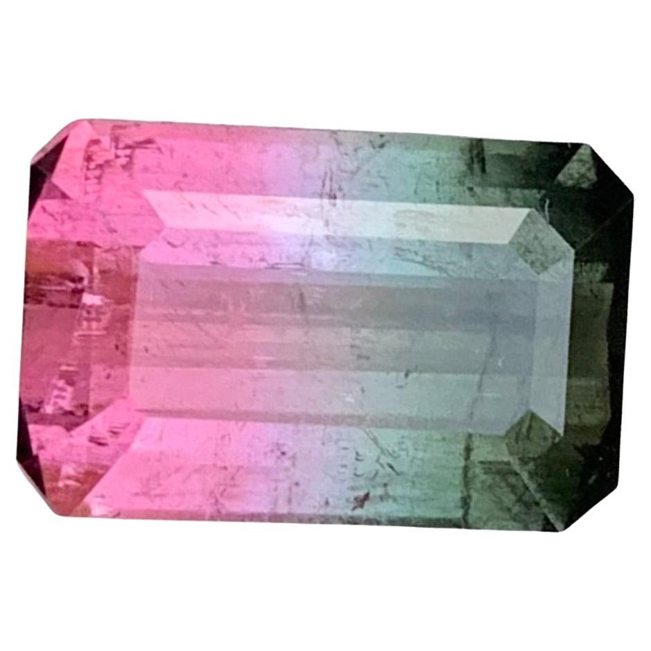 3.75 Carat Natural Loose Water Melon Colour Tourmaline Emerald Shape ...