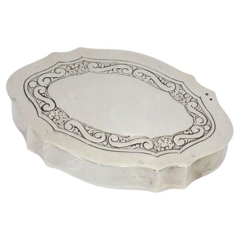 Sterling Silver Gilt Inside Mergulhao Joalheiro Lisboa Vintage Scroll ...