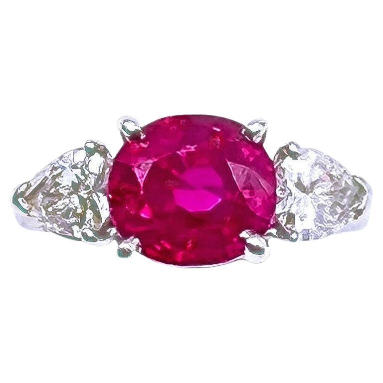 Harry Winston 3.29 Carat Burma Ruby and Diamond Ring at 1stDibs | harry ...