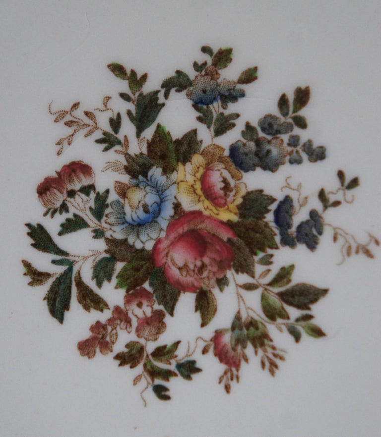 38 Pc Antique Wedgwood Conway Edme China Dinner Service Set Floral ...