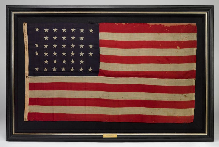 38-Star American Flag, Commemorating Colorado Statehood, 1876-1889 at ...