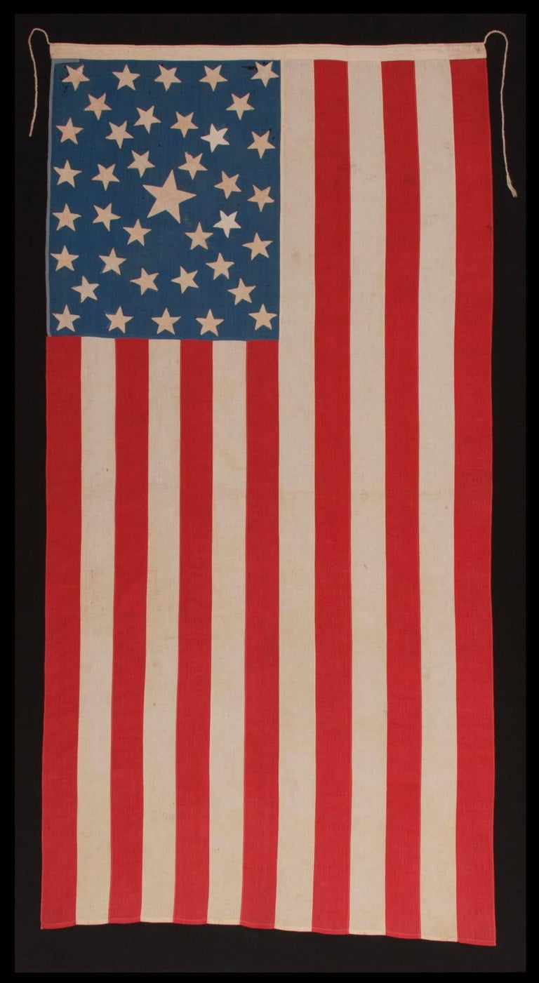 38 Star American Flag w/ a Southern Cross in the Canton, Colorado ...