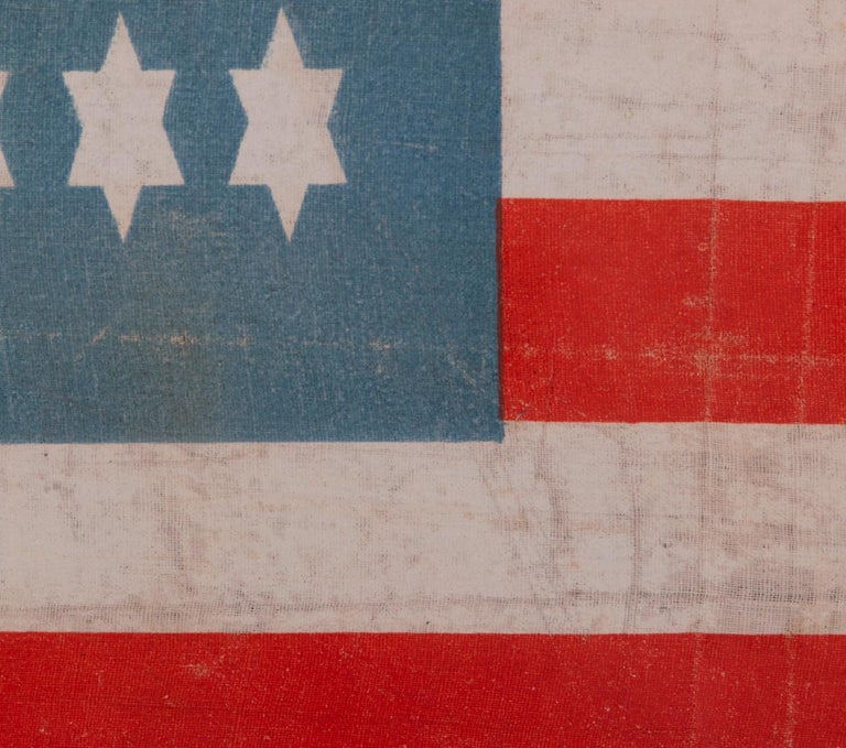 38 Star Parade Flag with Whimsical 6-Pointed Stars, Colorado Statehood ...