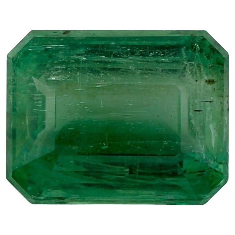 3.86 Cts Emerald Octagon Cut Loose Gemstone For Sale at 1stDibs
