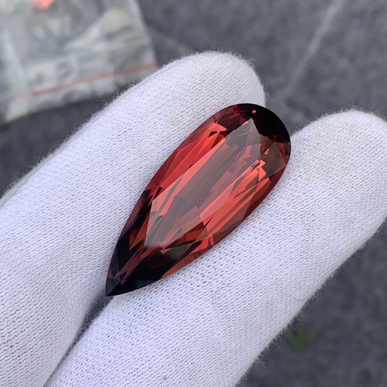 Pear Shape Rubellite Tourmaline Gemstone for Necklace Jewelry For Sale ...