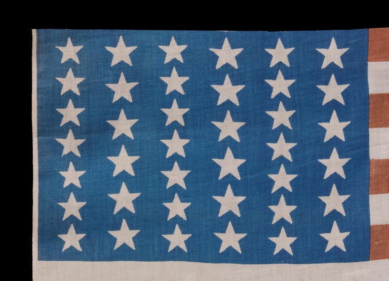 39 Star Parade Flag with Two Sizes of Stars at 1stDibs