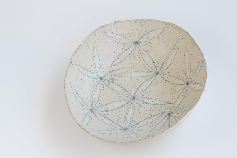 394 Hand Crafted Blossoming Stoneware Bowl by Helen Prior For Sale at ...