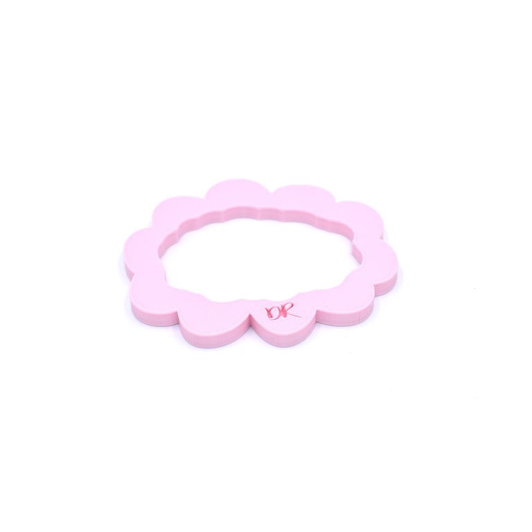 3d Printed Cloud Shaped Pretend Bangle, Matte Blush For Sale at 1stDibs