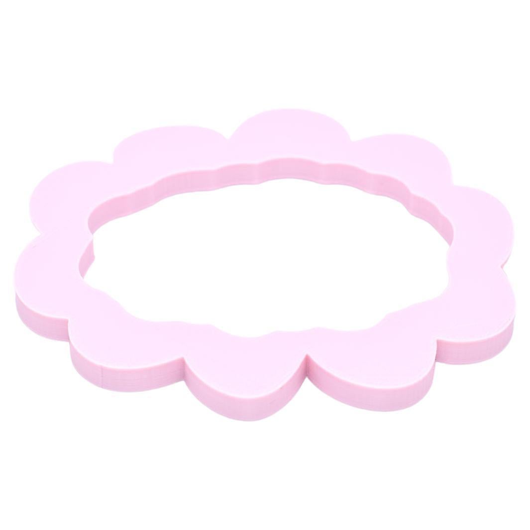 3d Printed Cloud Shaped Pretend Bangle, Matte Peach For Sale at 1stDibs