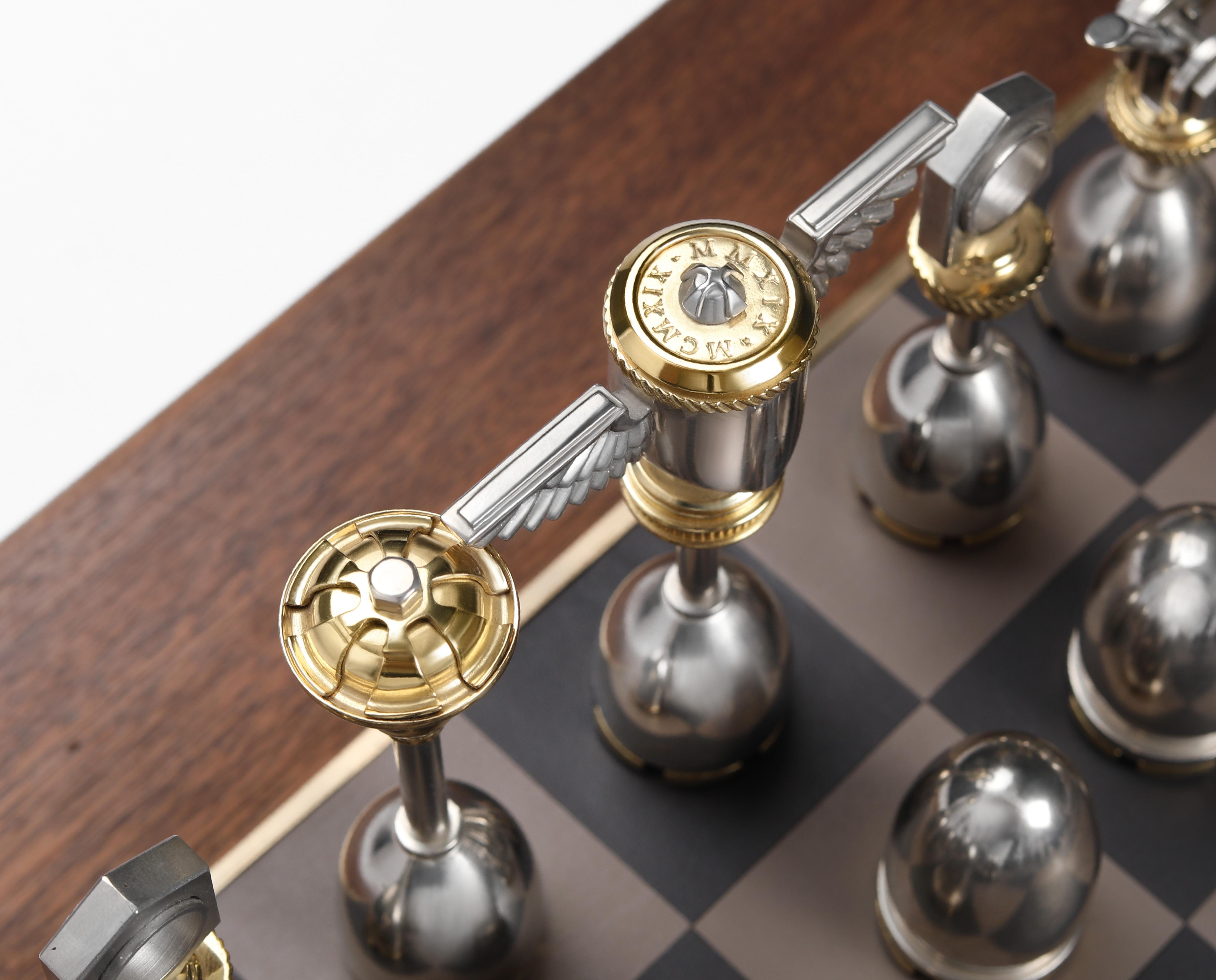 3L Shatranj Chess Set by Madheke For Sale at 1stDibs | chess board ...