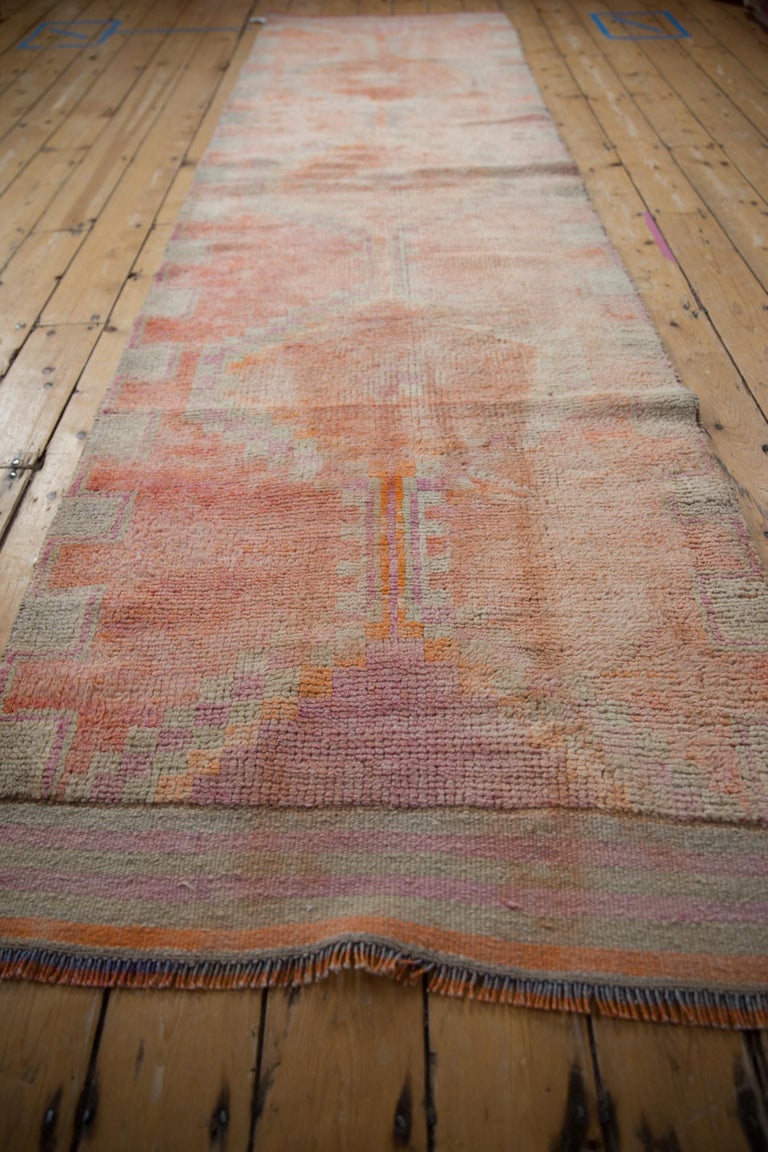 Vintage Distressed Kurd Rug Runner For Sale at 1stDibs