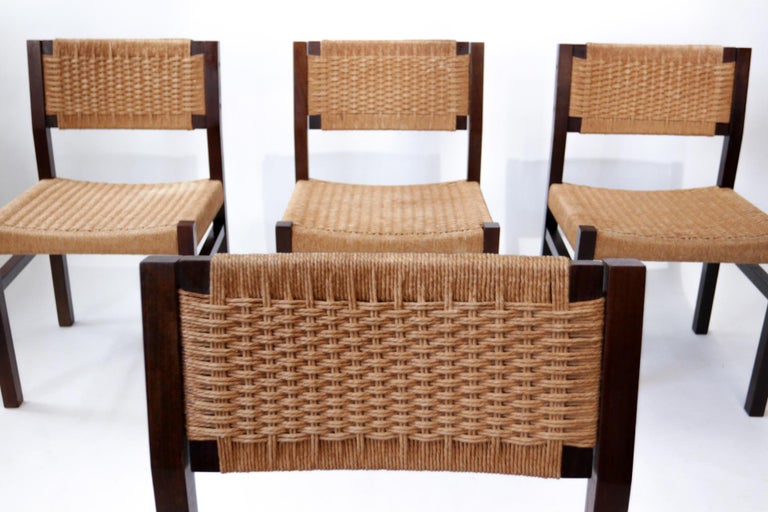 4 Dutch Design Dining Chairs Martin Visser Mid-Century Modern, 1960's ...